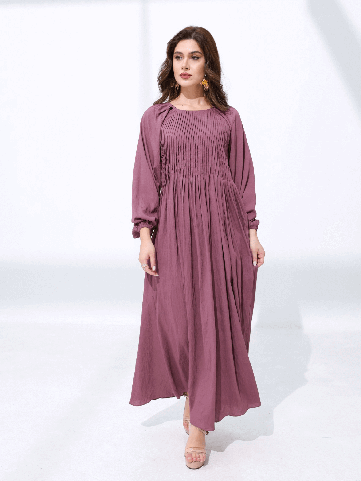 Buy Modest Solid Dresses Online | Stunning yet Stylish