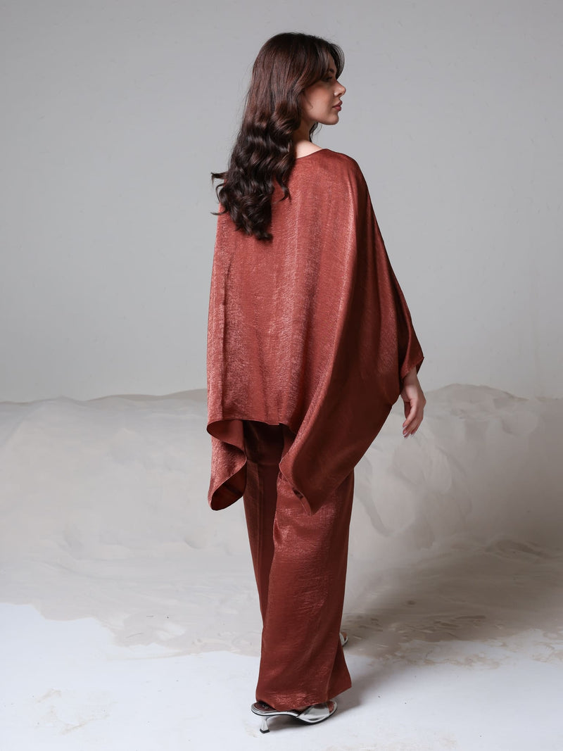 Xylia Butterfly Soft Silk Shirt