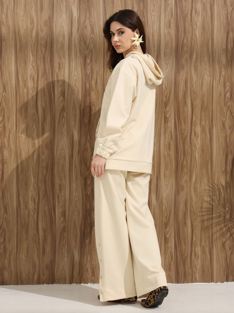 Mindi Offwhite Soft Stream Pants