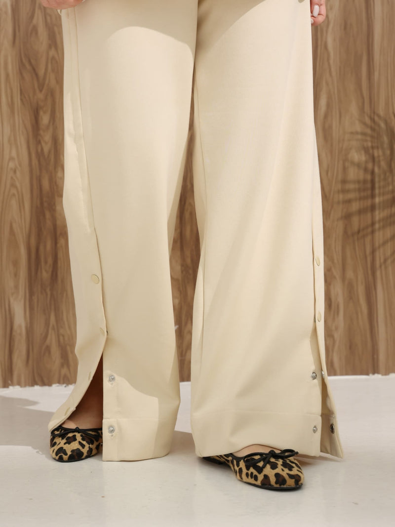 Mindi Offwhite Soft Stream Pants
