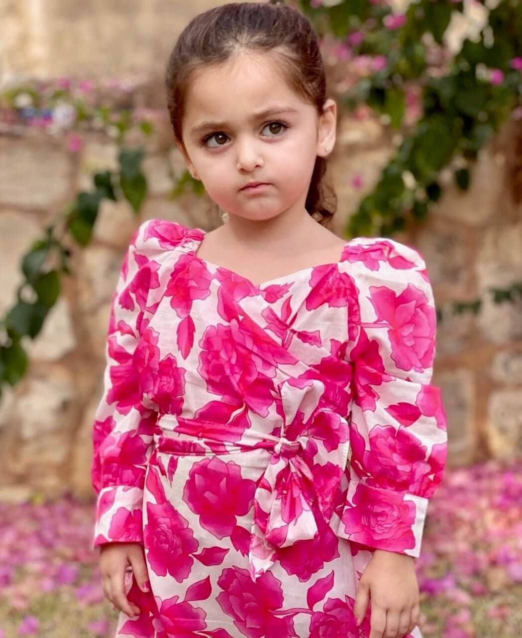 Mini Flora In Cotton Dress