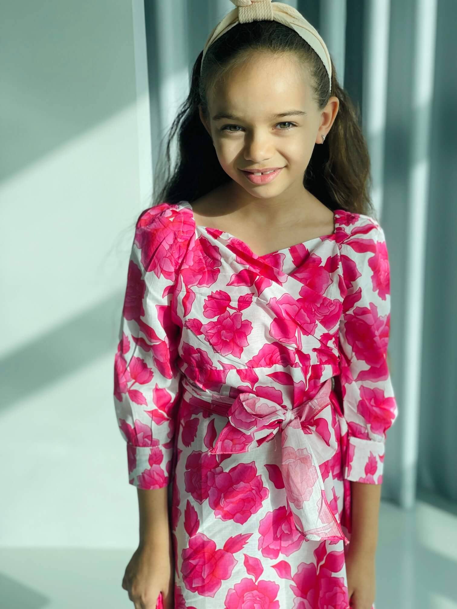 Mini Flora In Cotton Dress