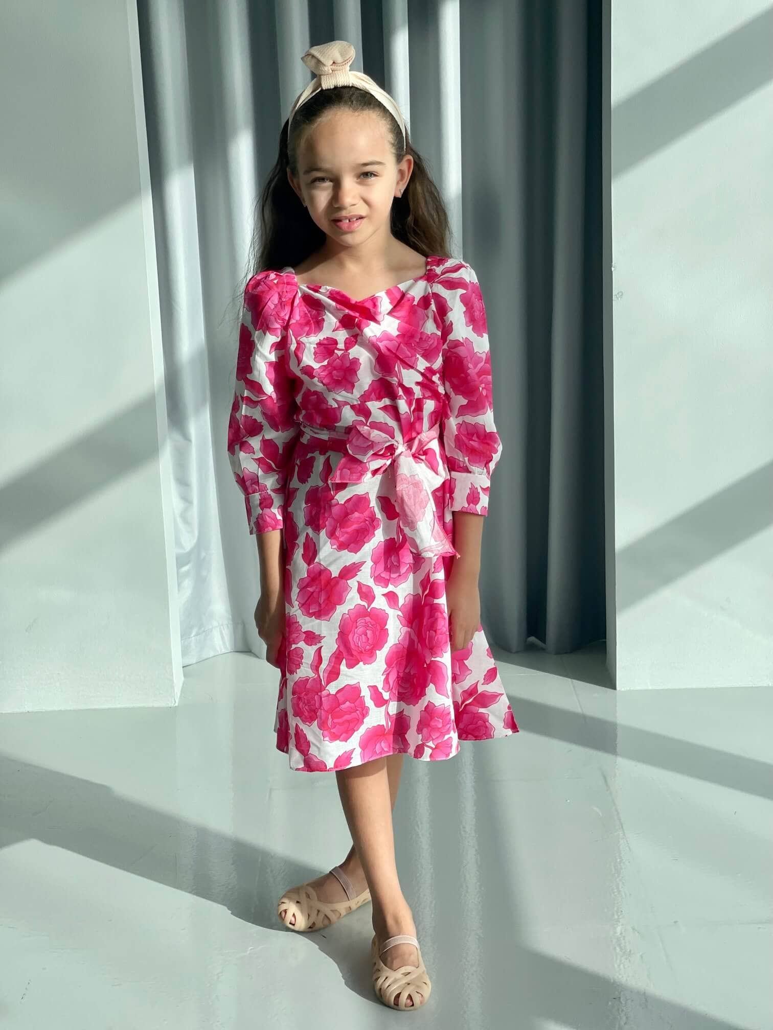 Mini Flora In Cotton Dress